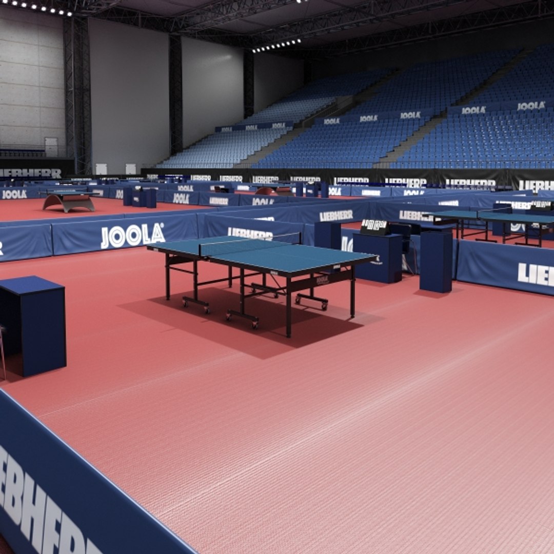 Table Tennis Arena Model - TurboSquid 1186308
