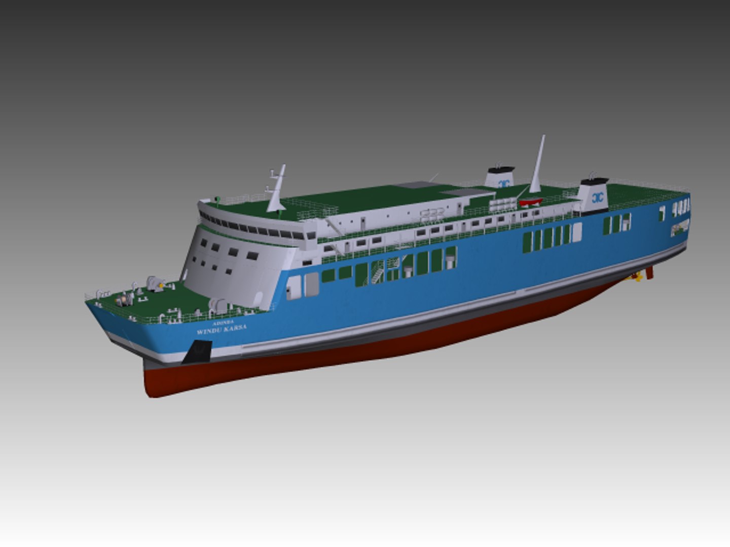 3D Ro-ro Ferry Model - TurboSquid 1326166