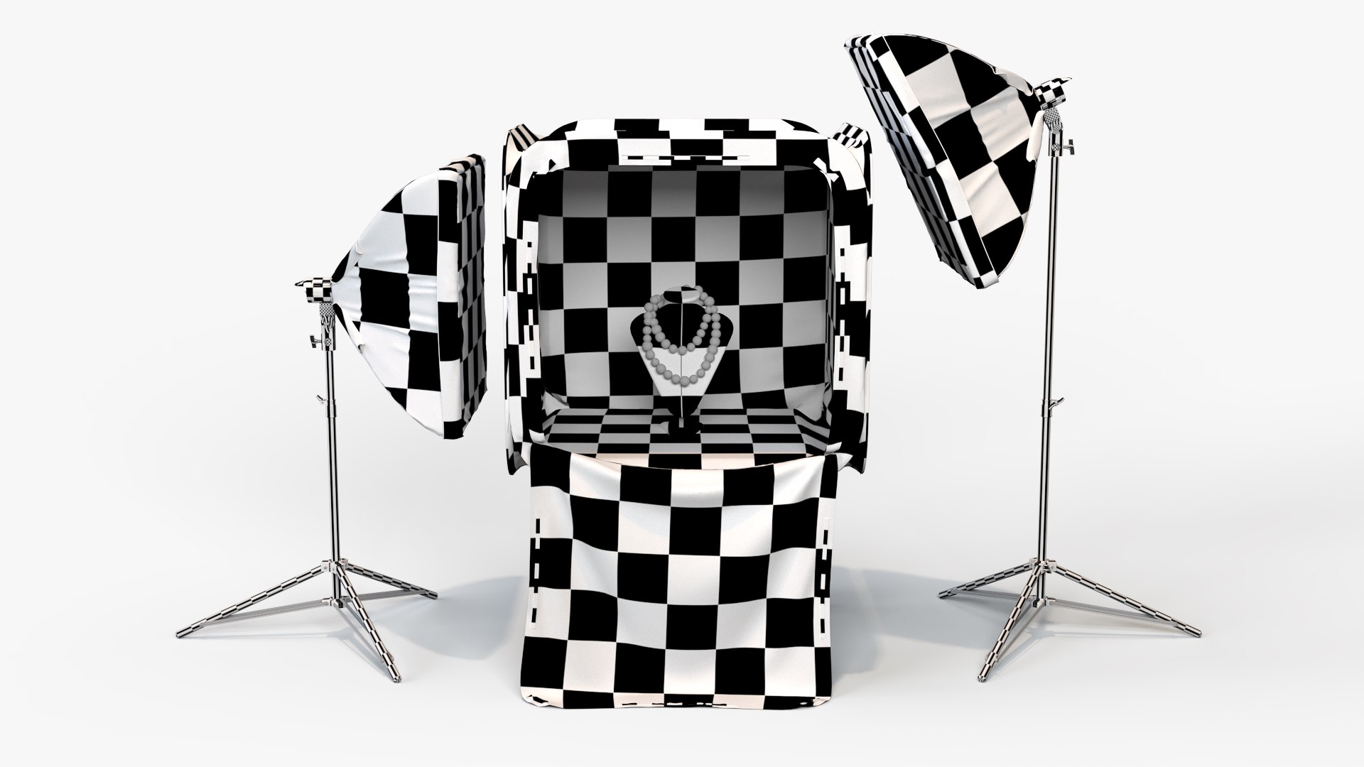 Photo Studio Light Cube With Softboxes 3D Model - TurboSquid 2050236