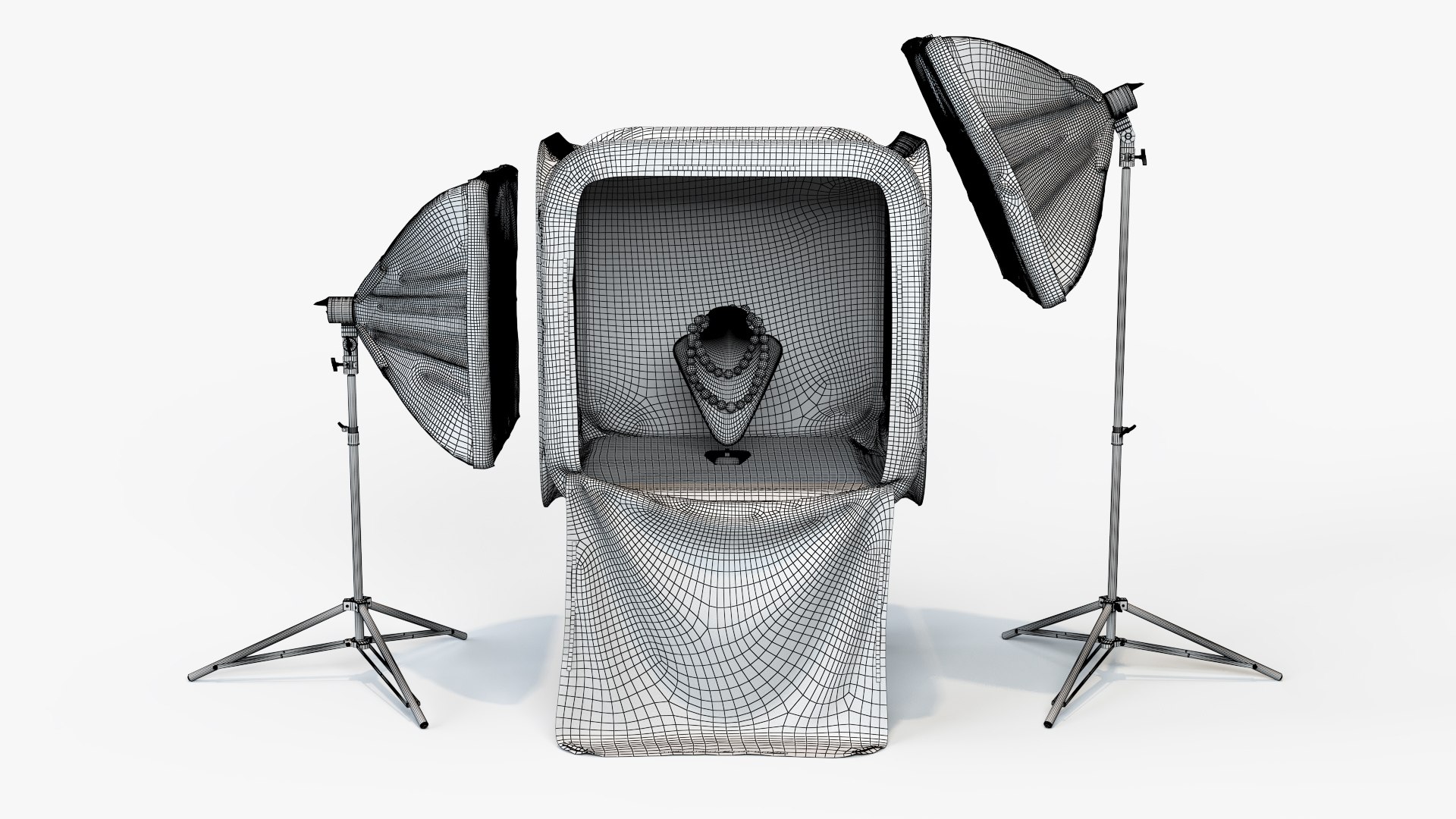 Photo Studio Light Cube With Softboxes 3D Model - TurboSquid 2050236