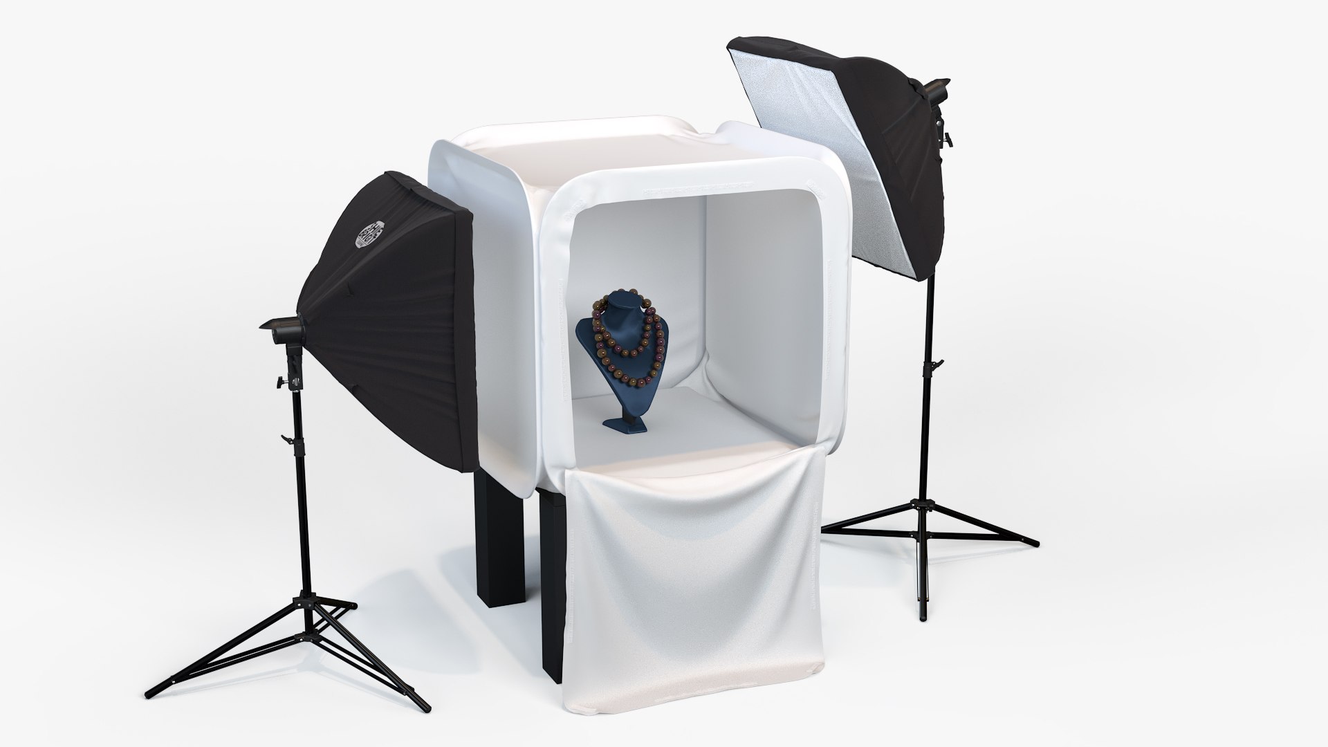 Photo Studio Light Cube With Softboxes 3D Model - TurboSquid 2050236
