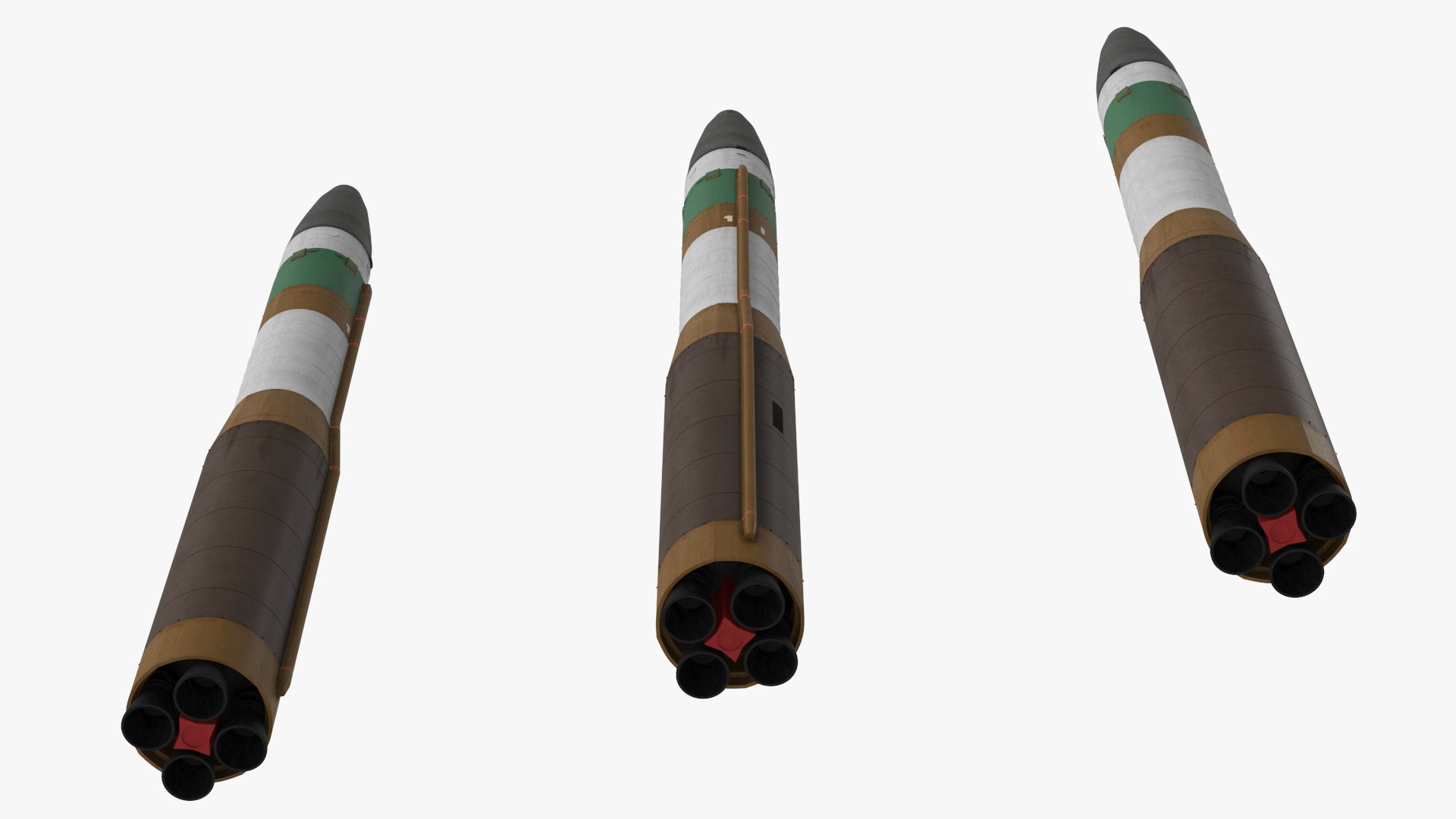 3D Ballistic Missile LGM-30G Minuteman Model - TurboSquid 2371766