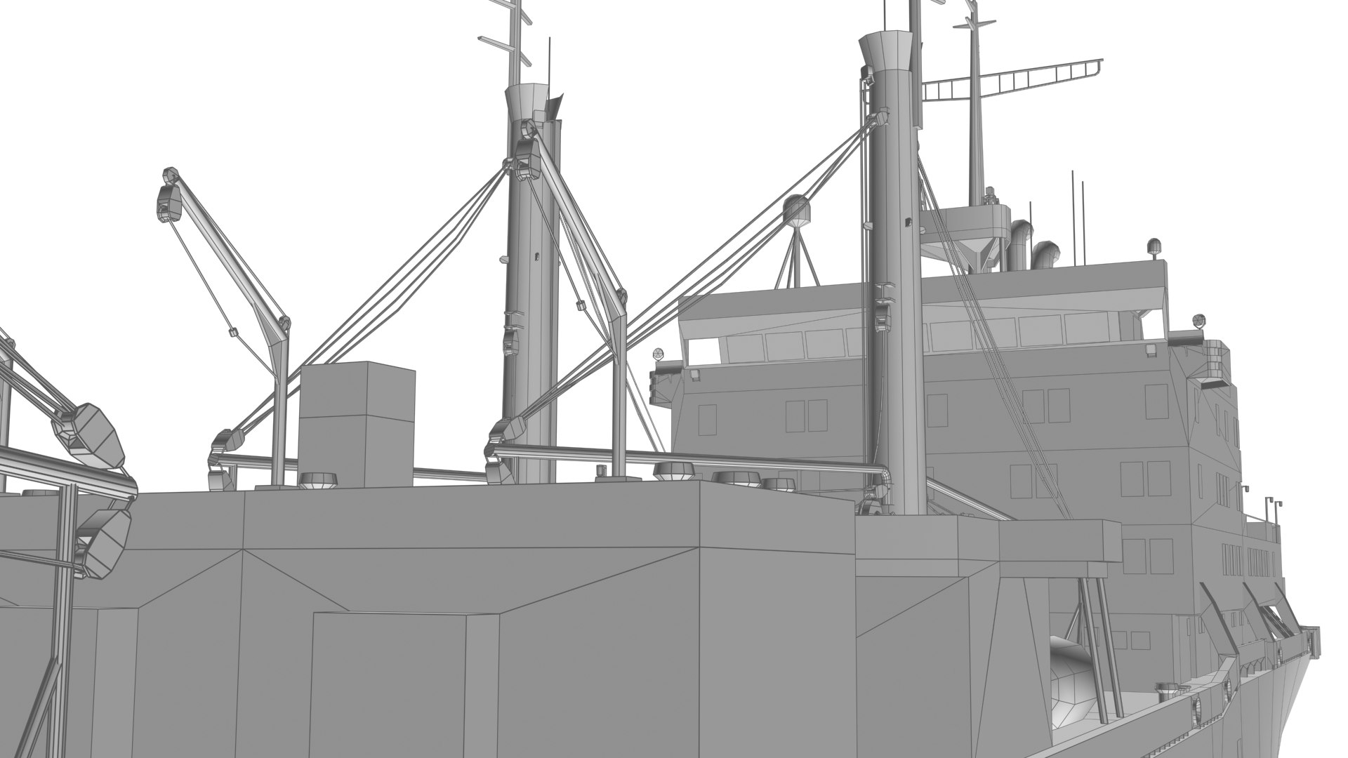 reefer vessel frio murmansk 3d model