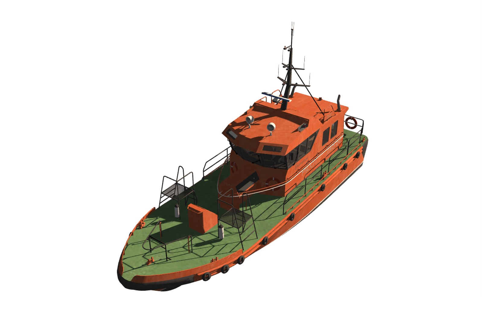 Pilot Boat 3D Model - TurboSquid 1630773