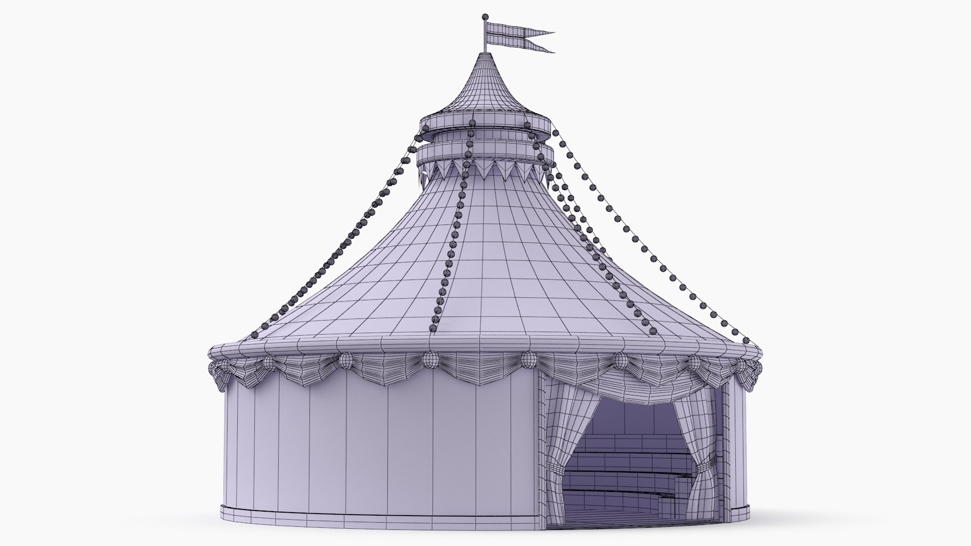 3D Model Circus Tent 05 - TurboSquid 2080401
