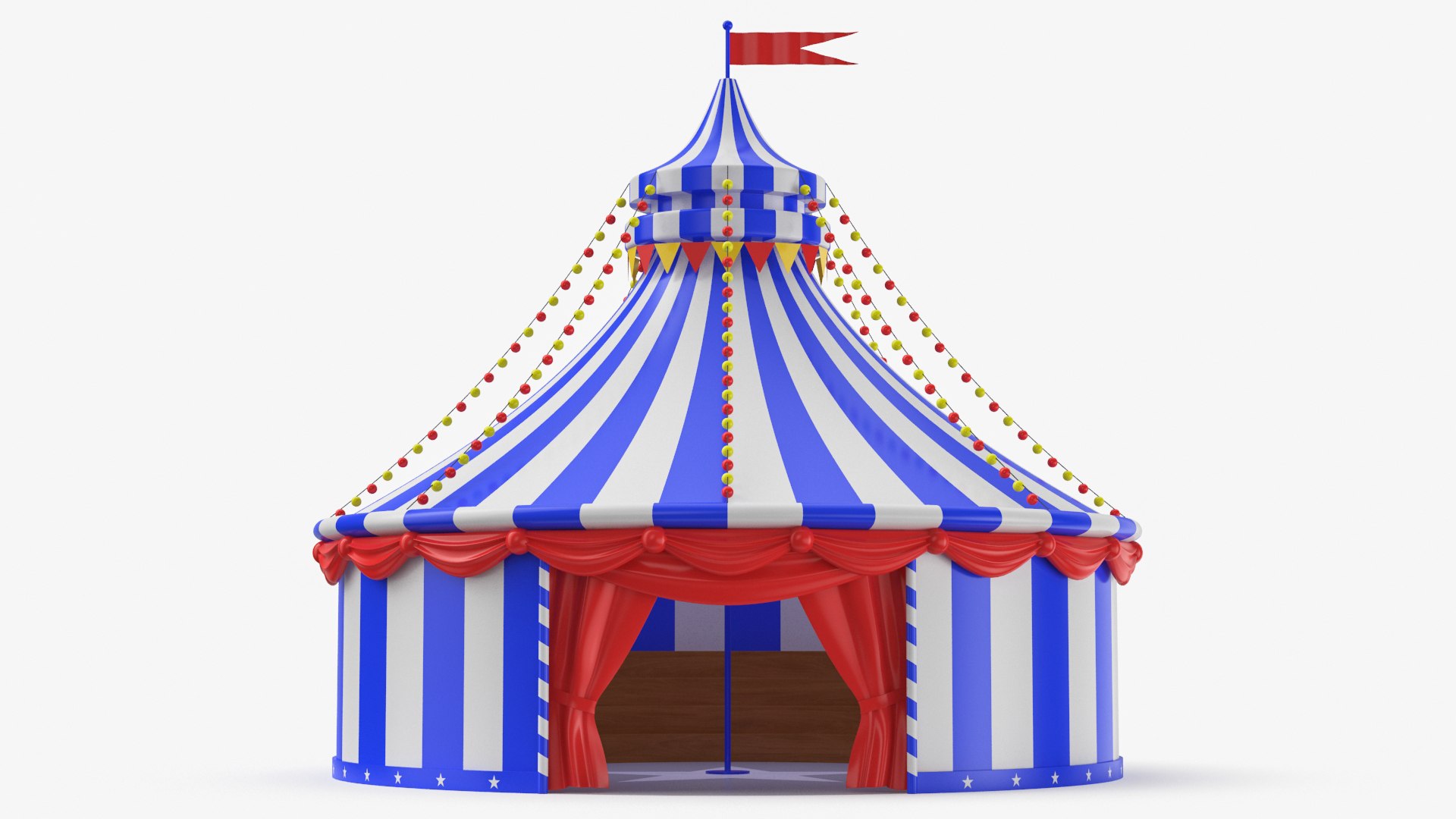 3D Model Circus Tent 05 - TurboSquid 2080401