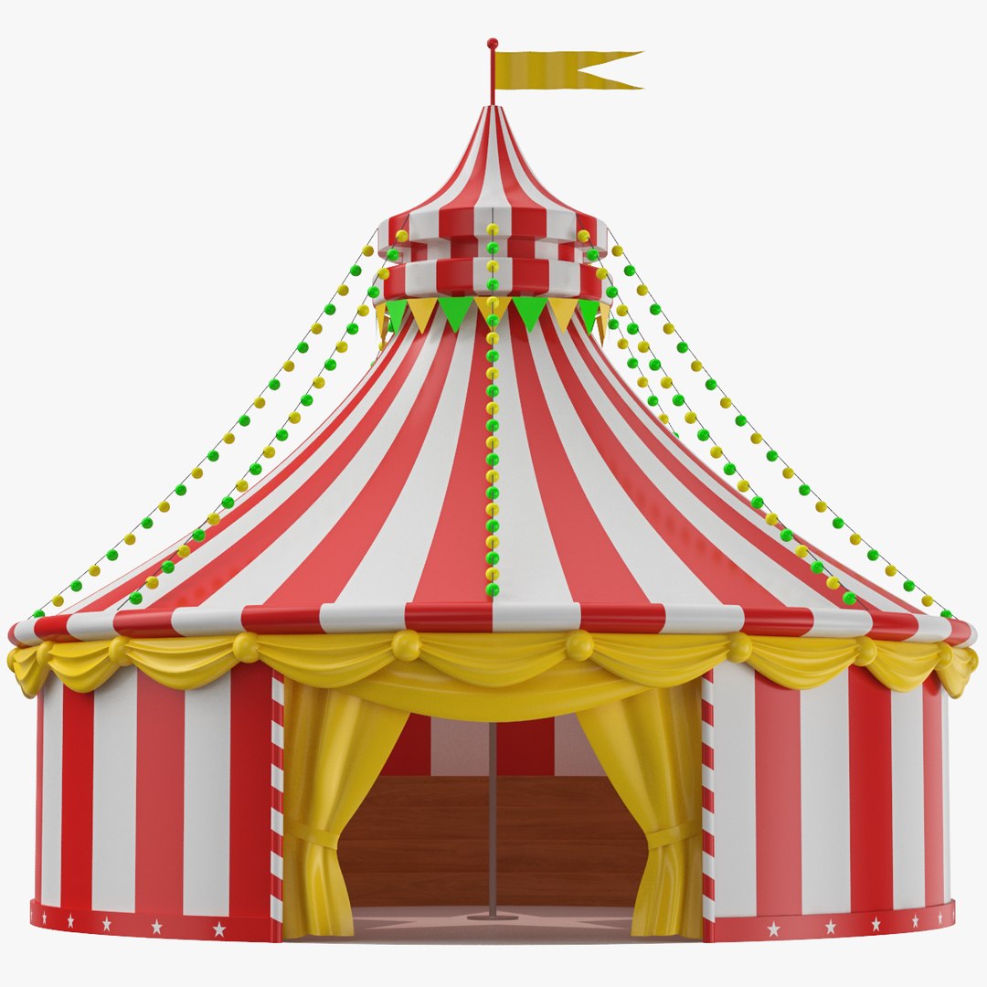 3D model Circus Tent 05 - TurboSquid 2080401