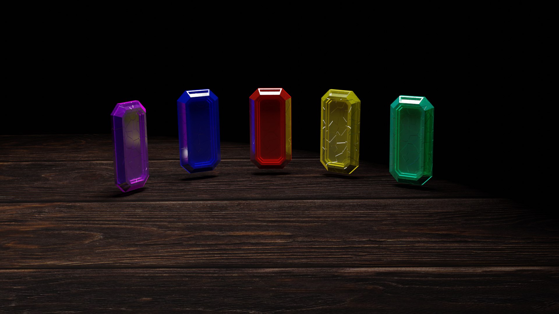 Animated Gems 3D model - TurboSquid 1979020