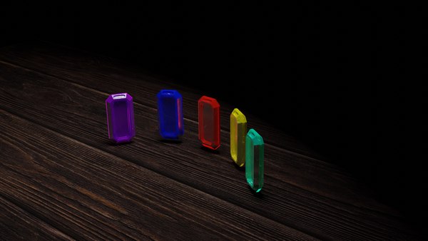 Animated Gems 3D model - TurboSquid 1979020