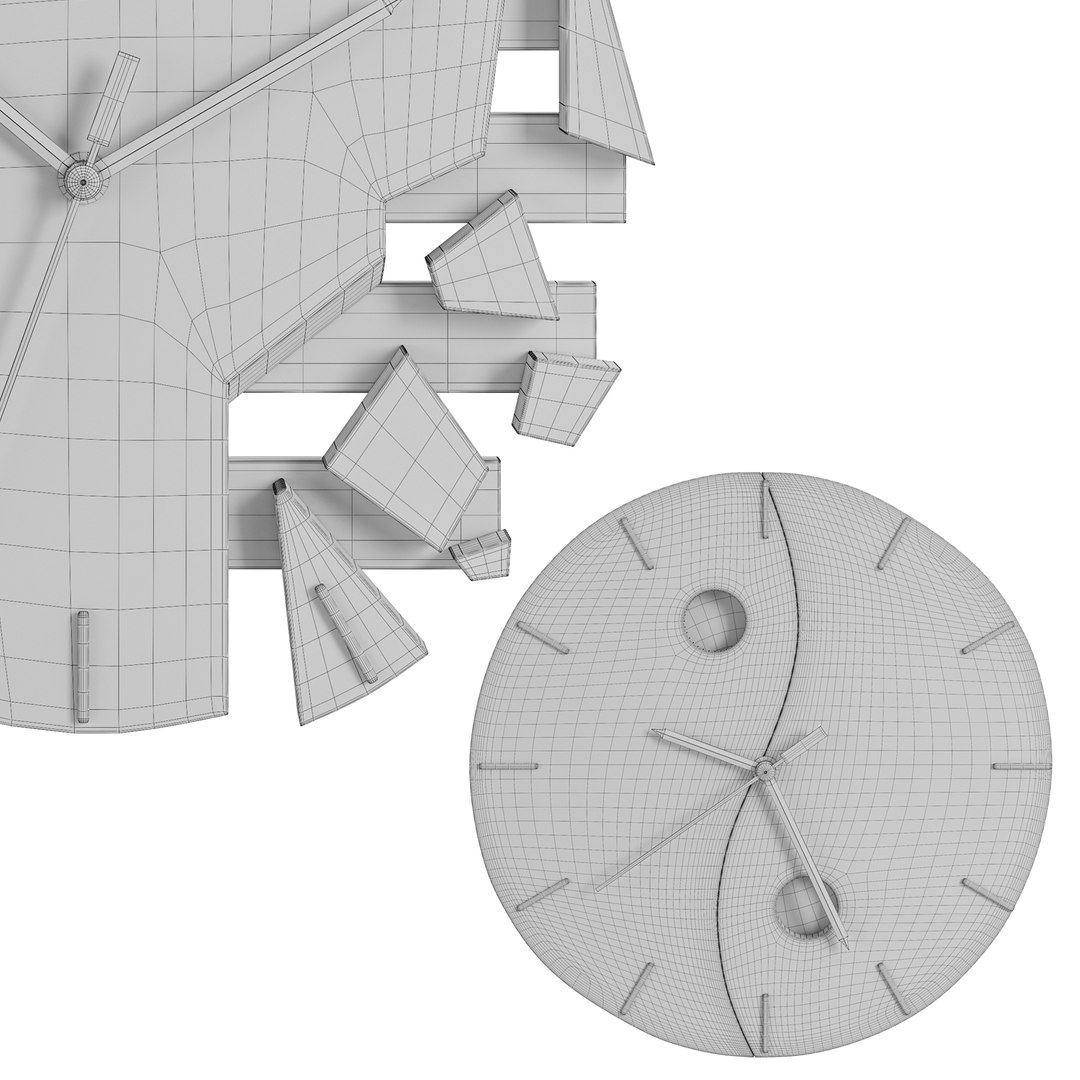 3D Wall Clock Paladim02 - TurboSquid 1826373