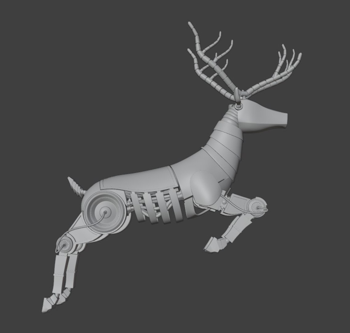 3D Robotic Reindeer Model - TurboSquid 2222121
