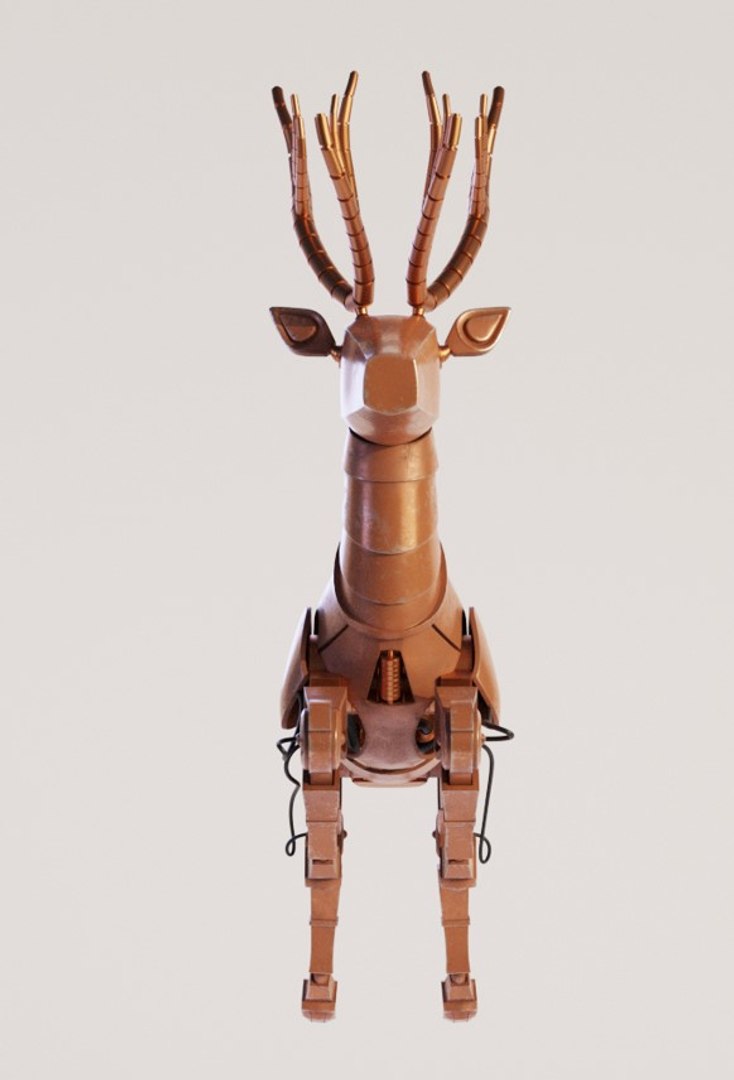3D Robotic Reindeer Model - TurboSquid 2222121