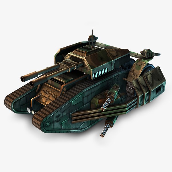 Science Fiction Tank 3D Models for Download | TurboSquid