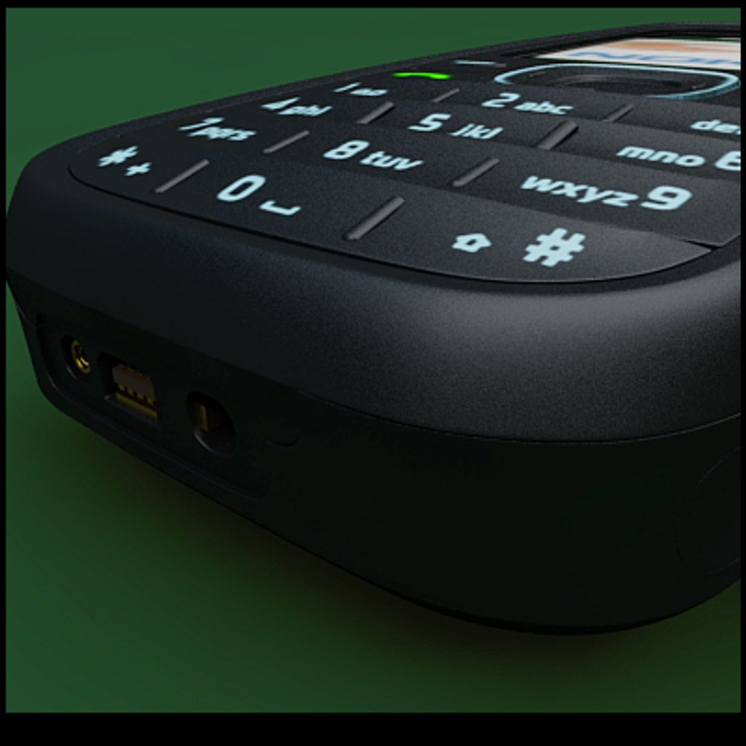 Nokia 1208 3d Model