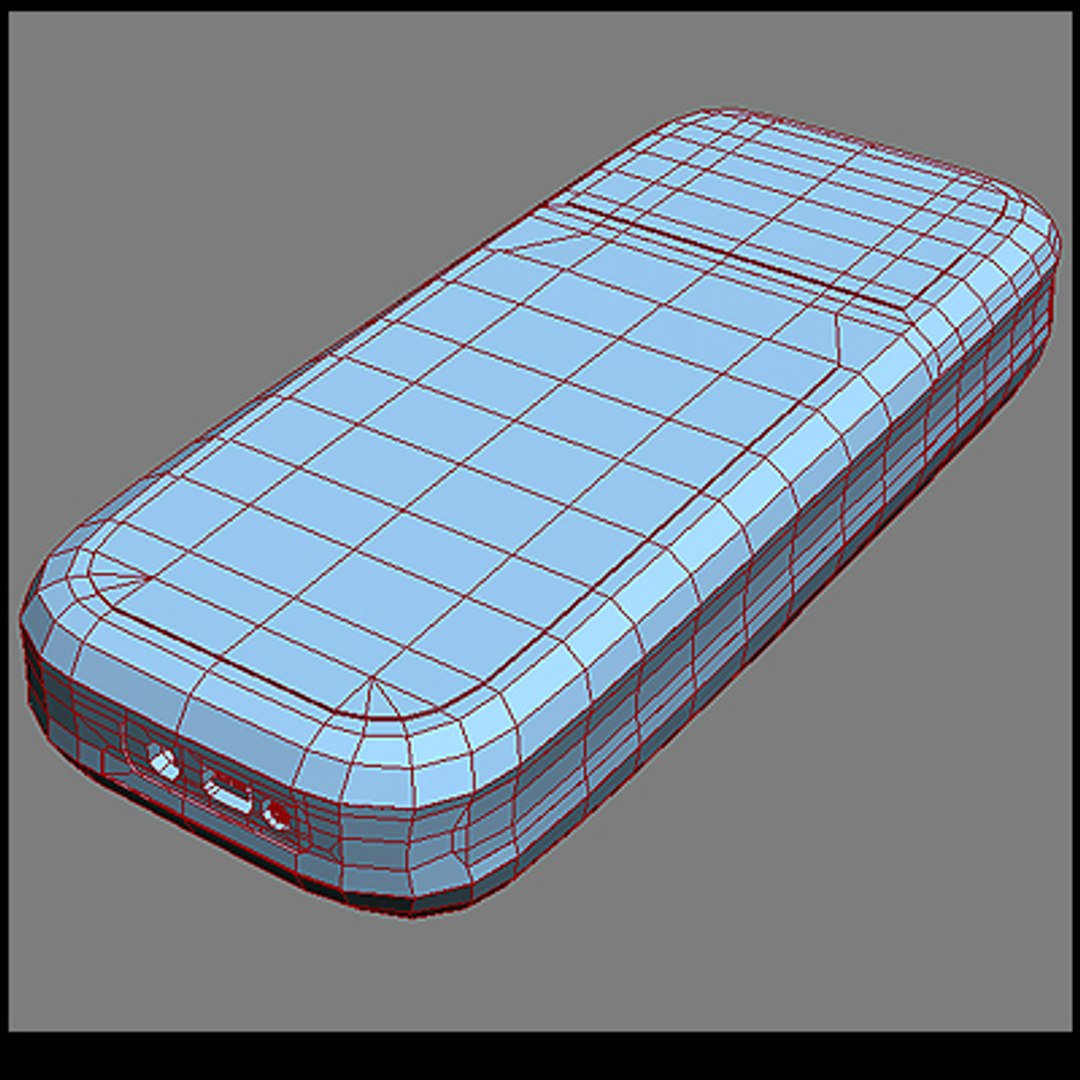Nokia 1208 3d Model