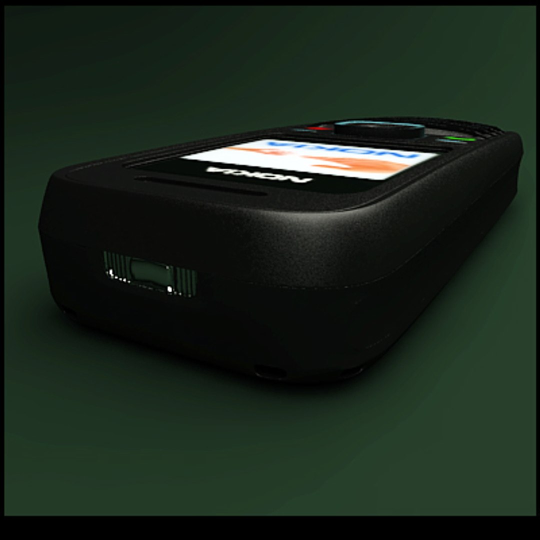 Nokia 1208 3d Model