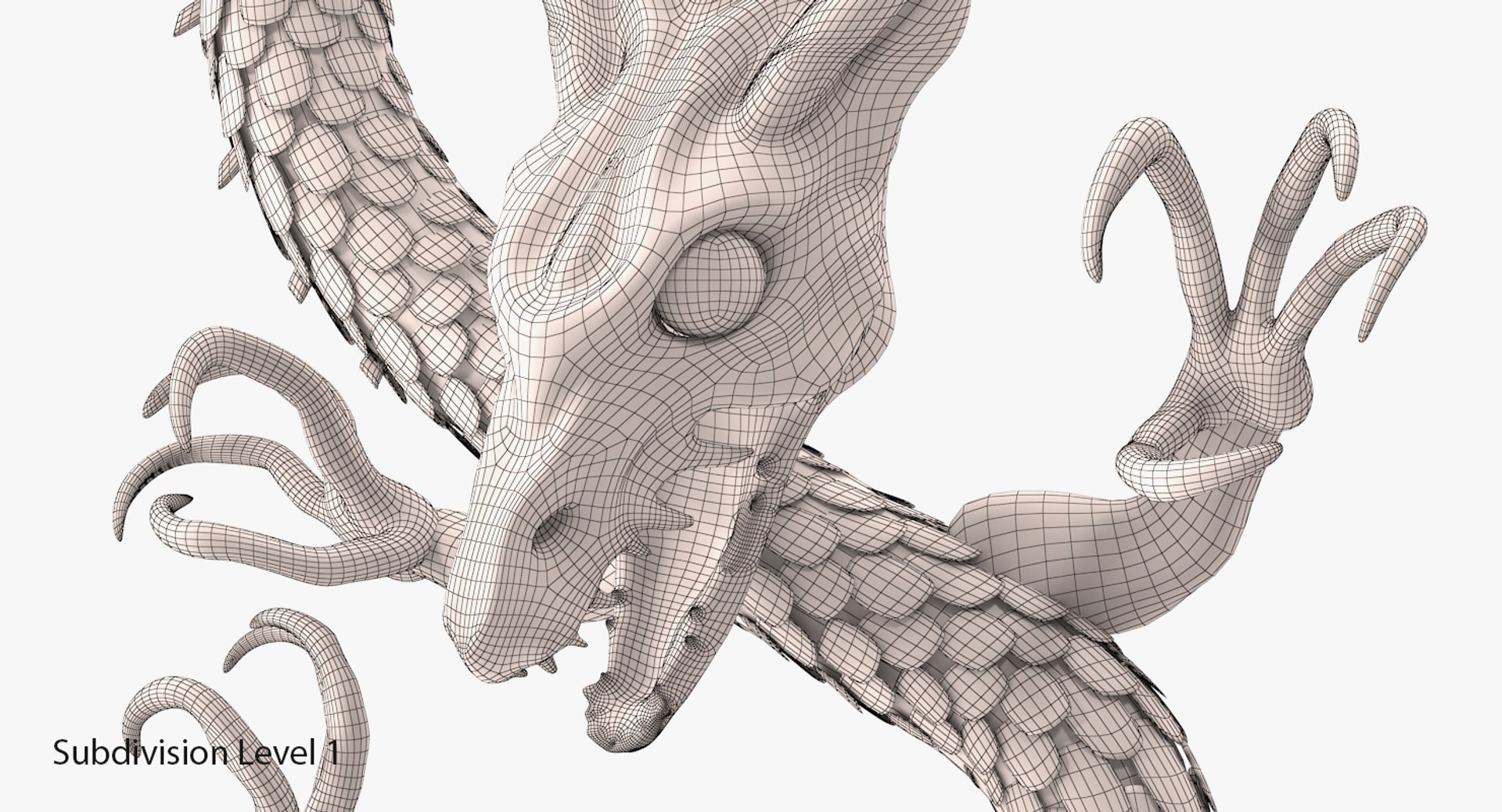 Dragon Medallion Fbx