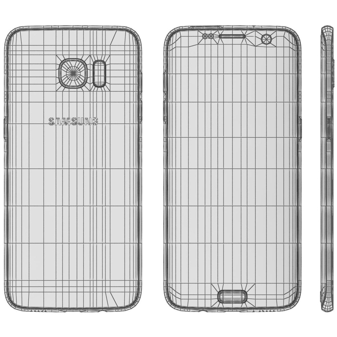 3d model samsung galaxy s7 edge