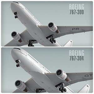 Collection Boeing 767 3D Models for Download | TurboSquid
