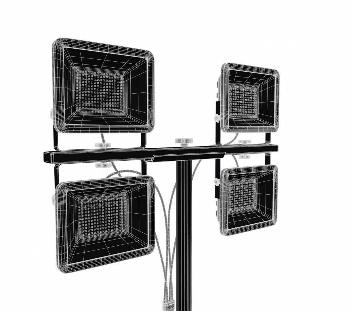 3D Lighting Mast Model - TurboSquid 2141269