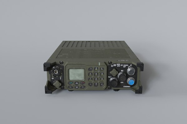 Military radio PRC-77 with amplifier AM-1777 3D - TurboSquid 1775305