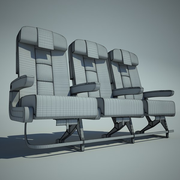 3d economy seat model