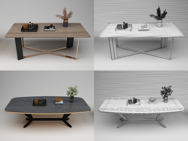 modelo 3d Coffee Table - Waiting Table - 028 - TurboSquid 1956412