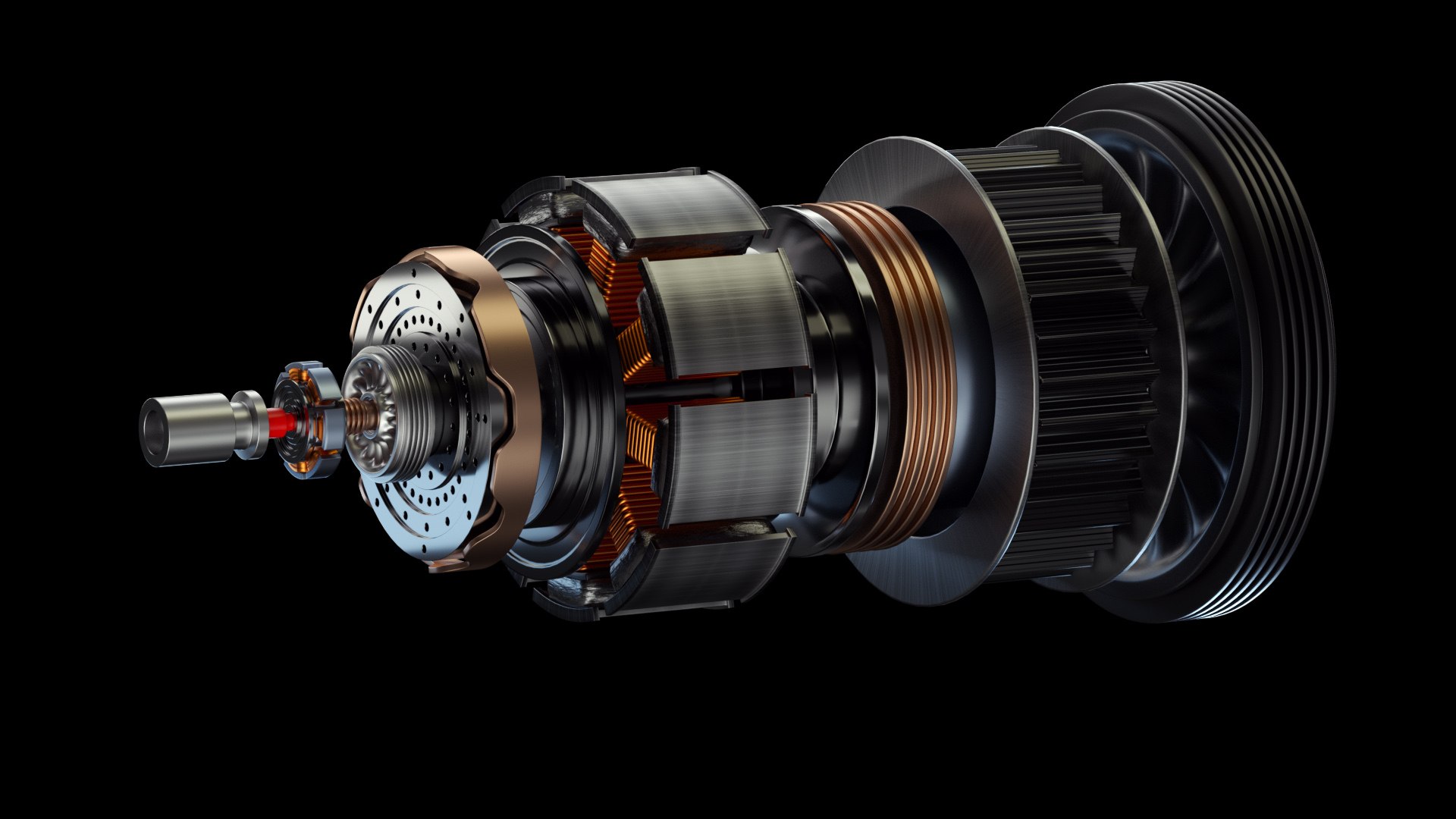 3D Model Mechanical Electrical Motor Component Model - TurboSquid 2256228