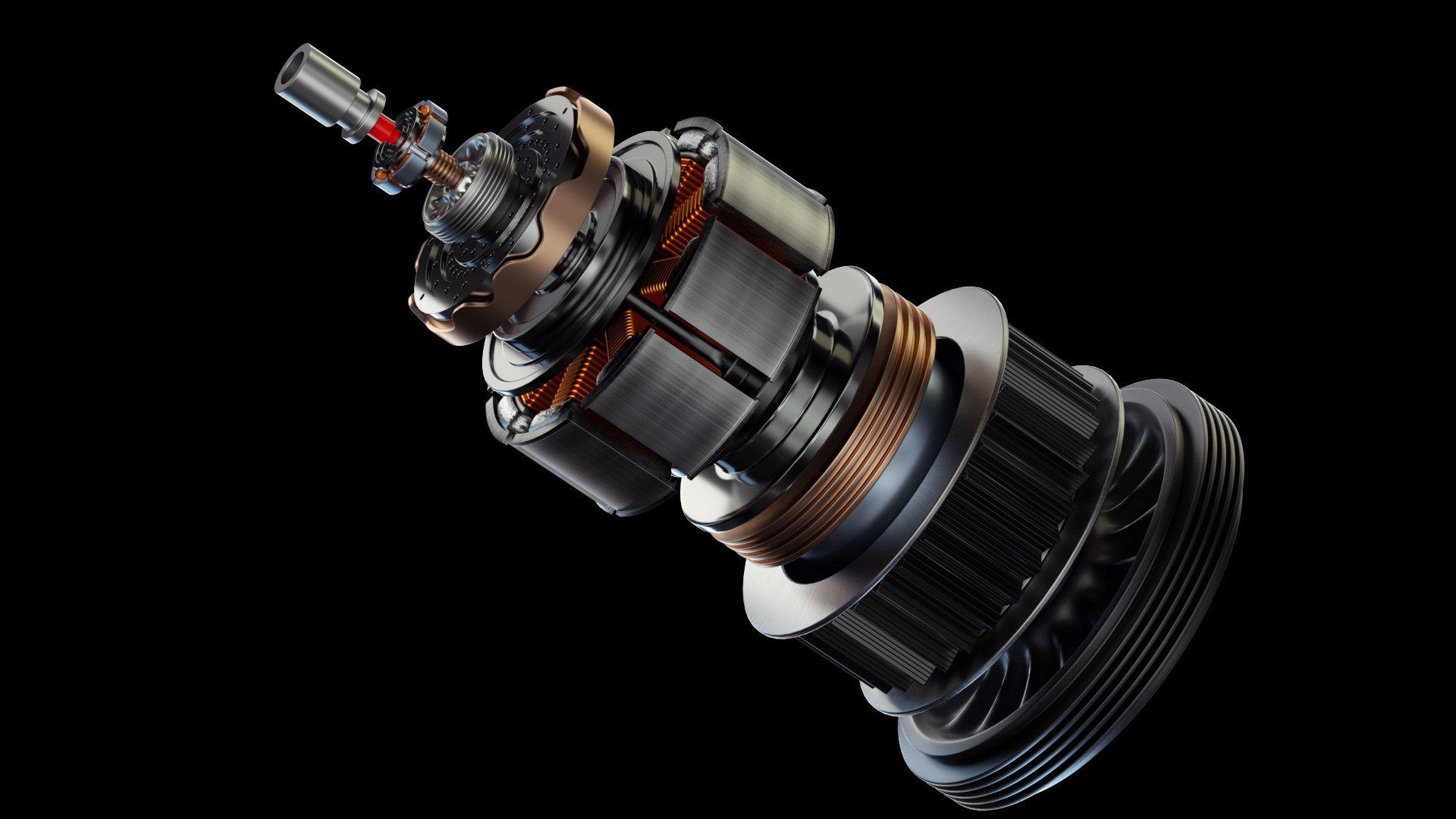 3D Model Mechanical Electrical Motor Component Model - TurboSquid 2256228