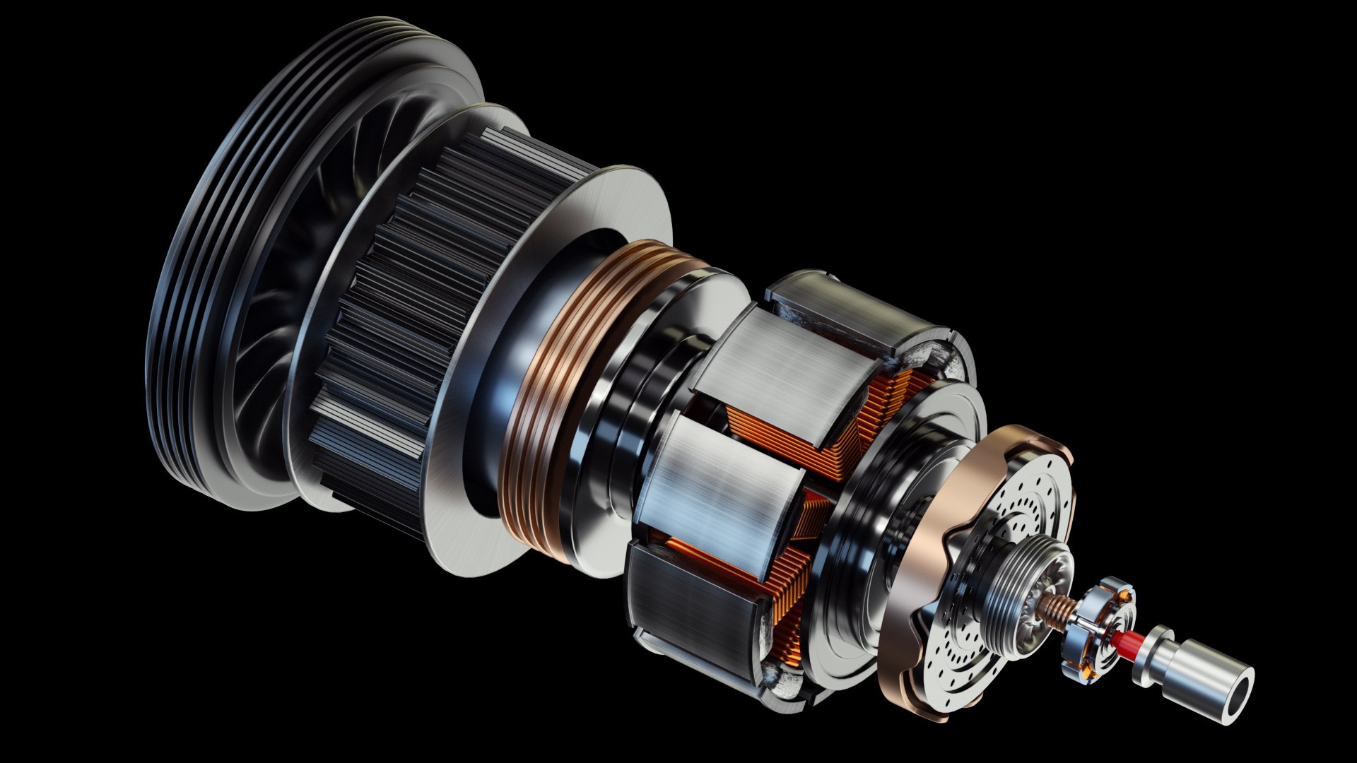 3D Model Mechanical Electrical Motor Component Model - TurboSquid 2256228