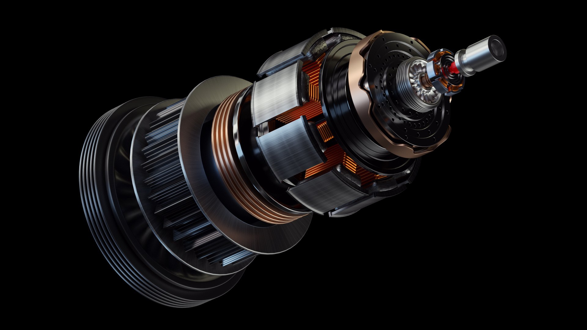 3D Model Mechanical Electrical Motor Component Model - TurboSquid 2256228