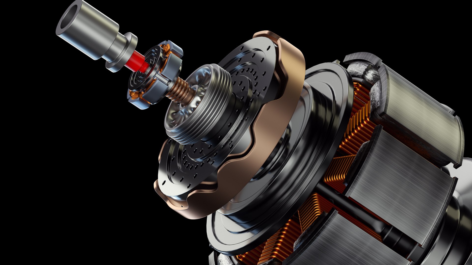 3D Model Mechanical Electrical Motor Component Model - TurboSquid 2256228