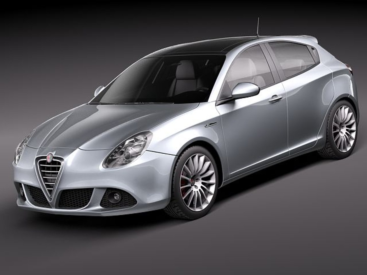 Alfa Romeo Giulietta 2011 3d Model