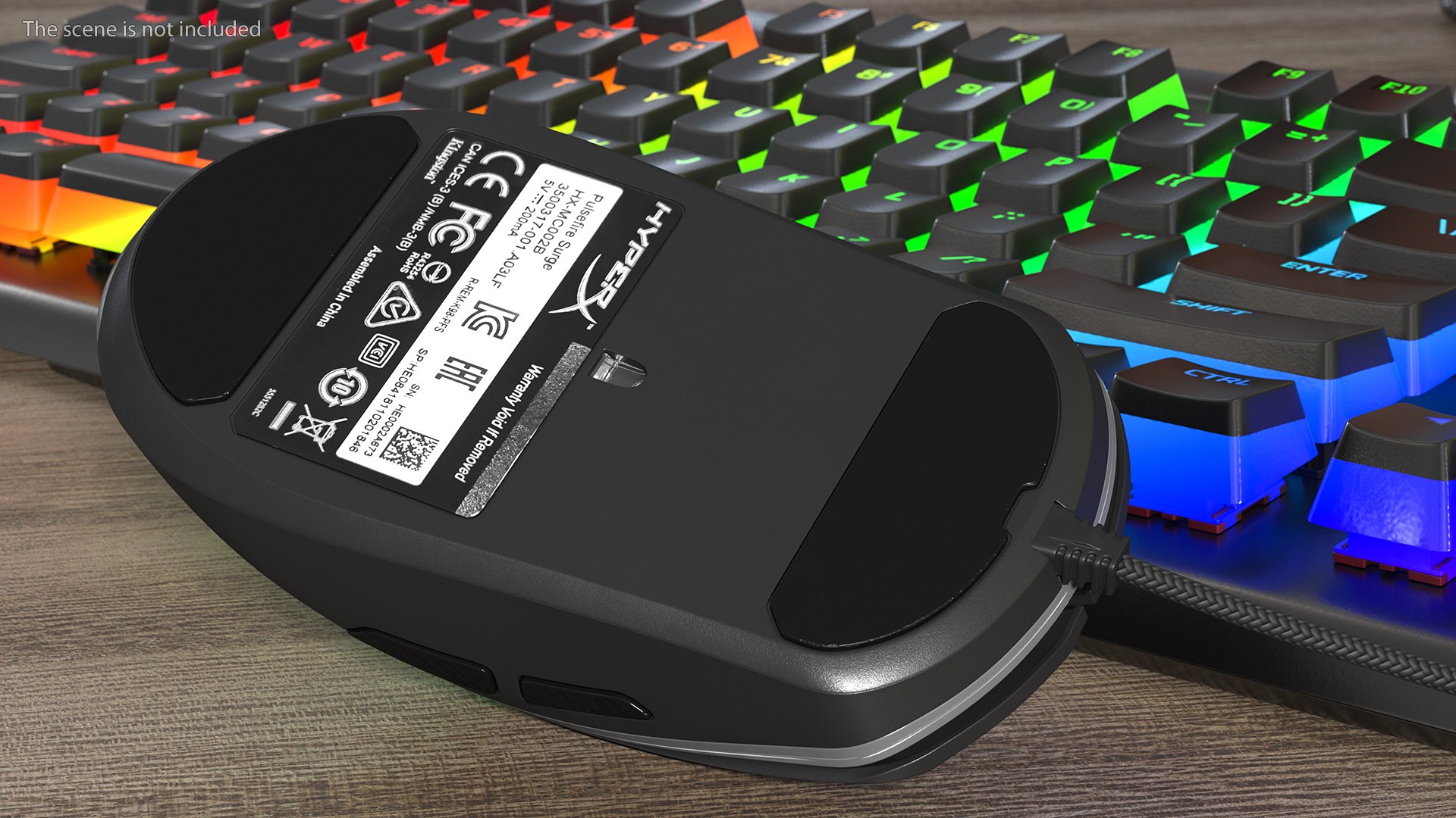 3D hyperx pulsefire surge rgb model - TurboSquid 1700612