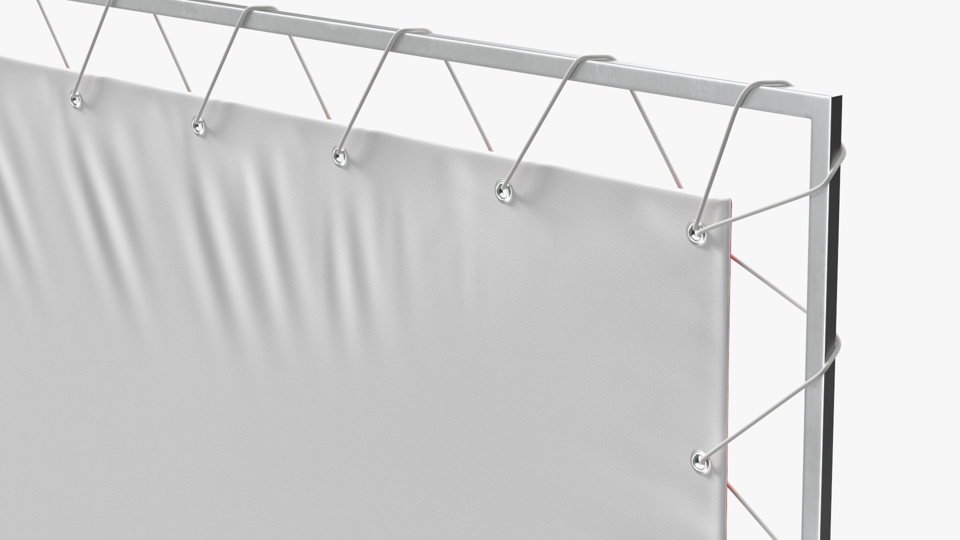 Hanging Banner with Eyelets 2m x 4m 3D model - TurboSquid 1863157