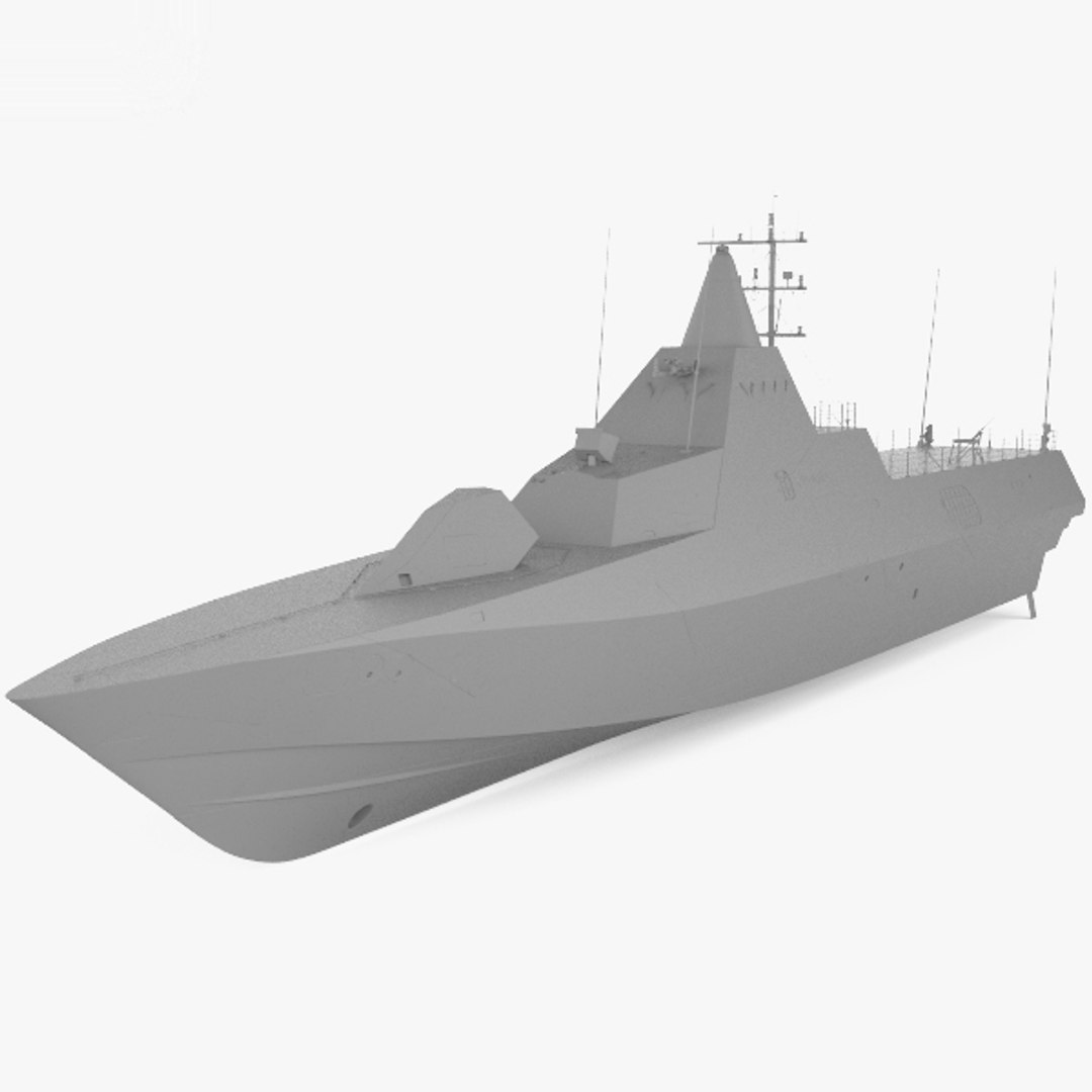 Visby-class visby class 3D model - TurboSquid 1514454