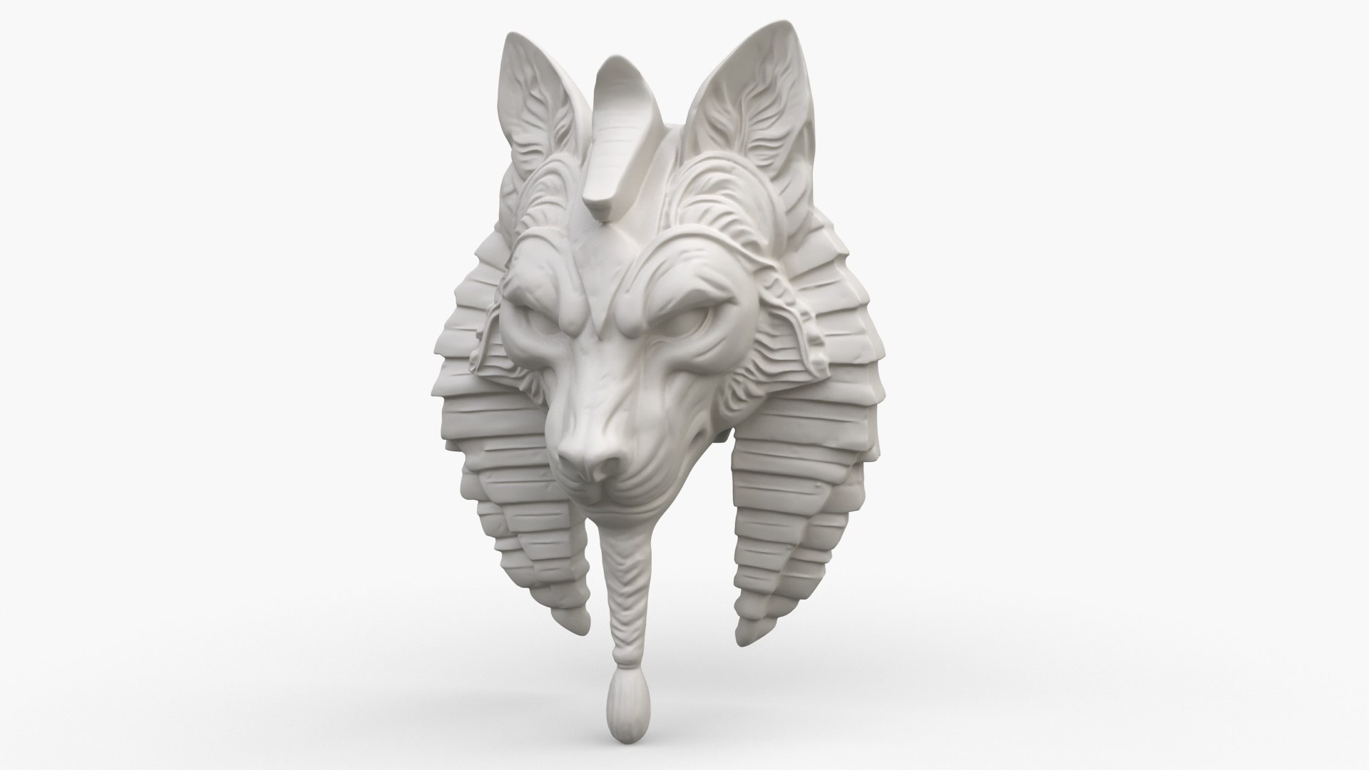 3D Anubis Sculpture 2 - TurboSquid 2213542