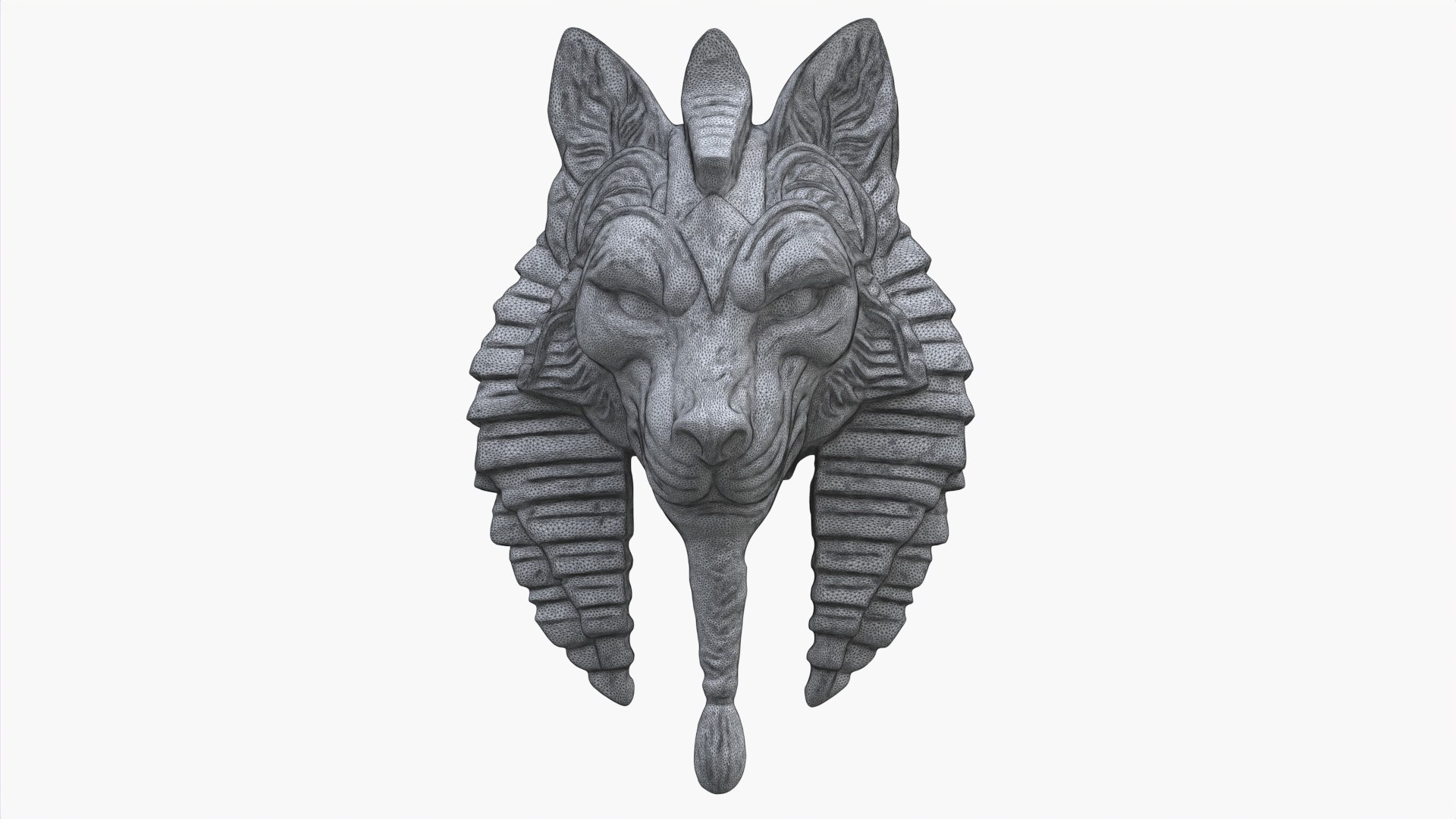 3D Anubis Sculpture 2 - TurboSquid 2213542