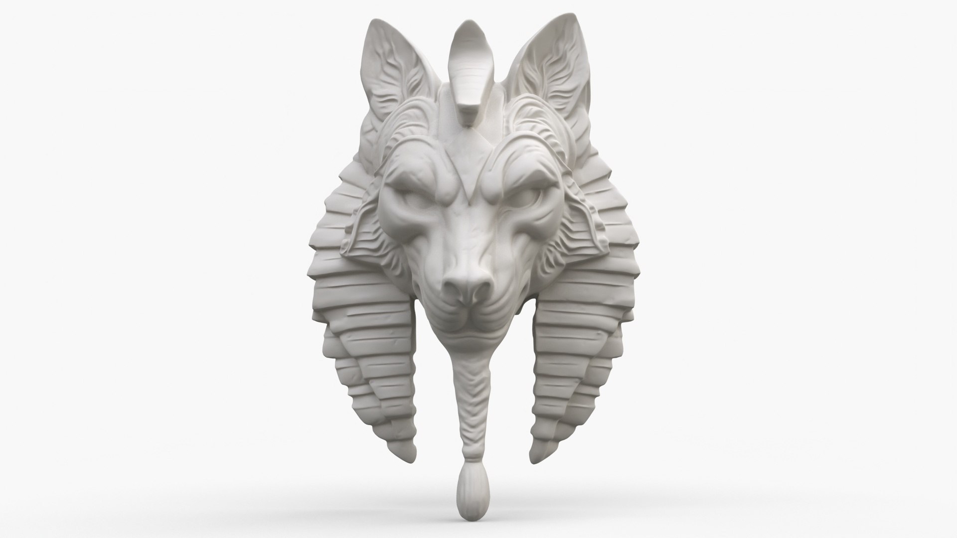 3D Anubis Sculpture 2 - TurboSquid 2213542