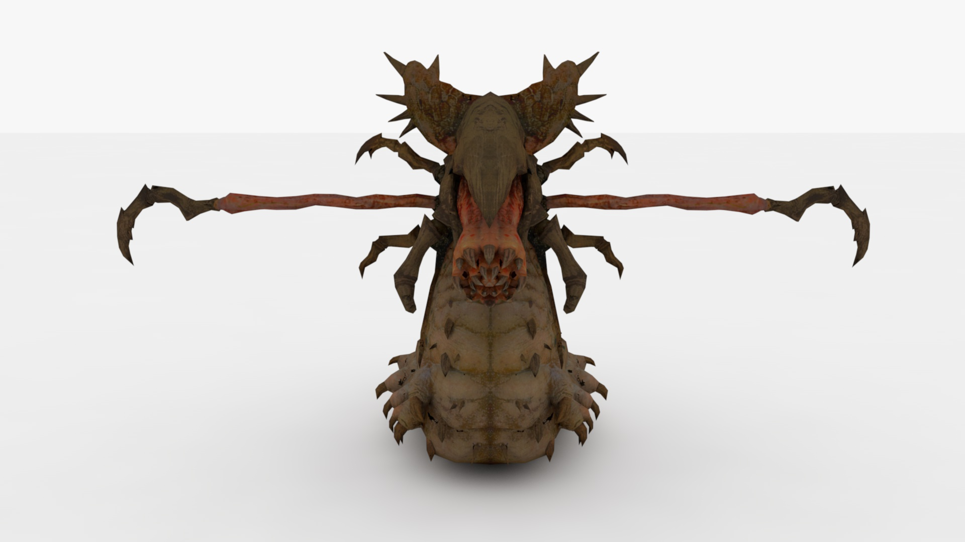 2in1 Worm Monster 3D Model - TurboSquid 2345238