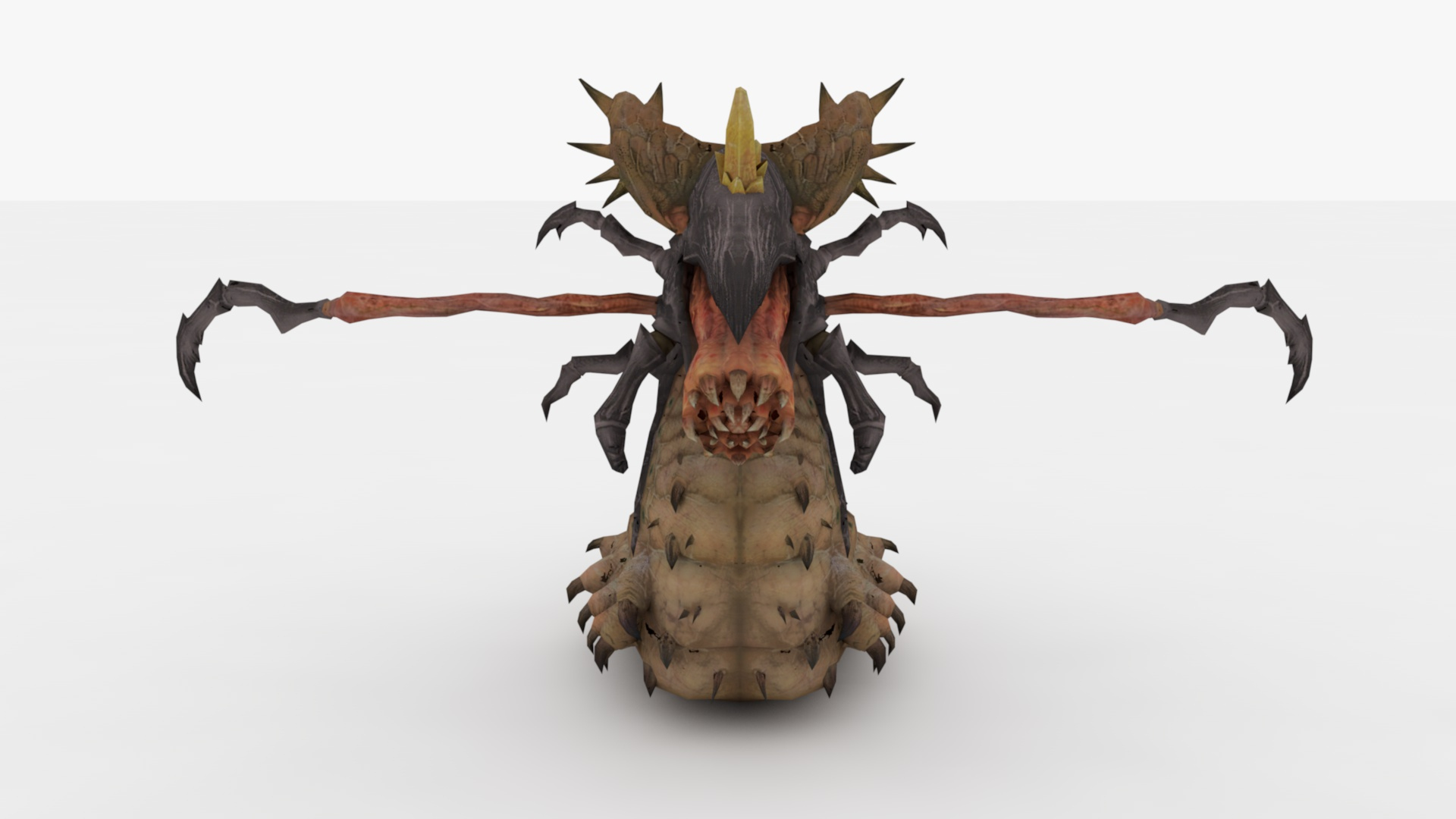 2in1 Worm Monster 3D Model - TurboSquid 2345238