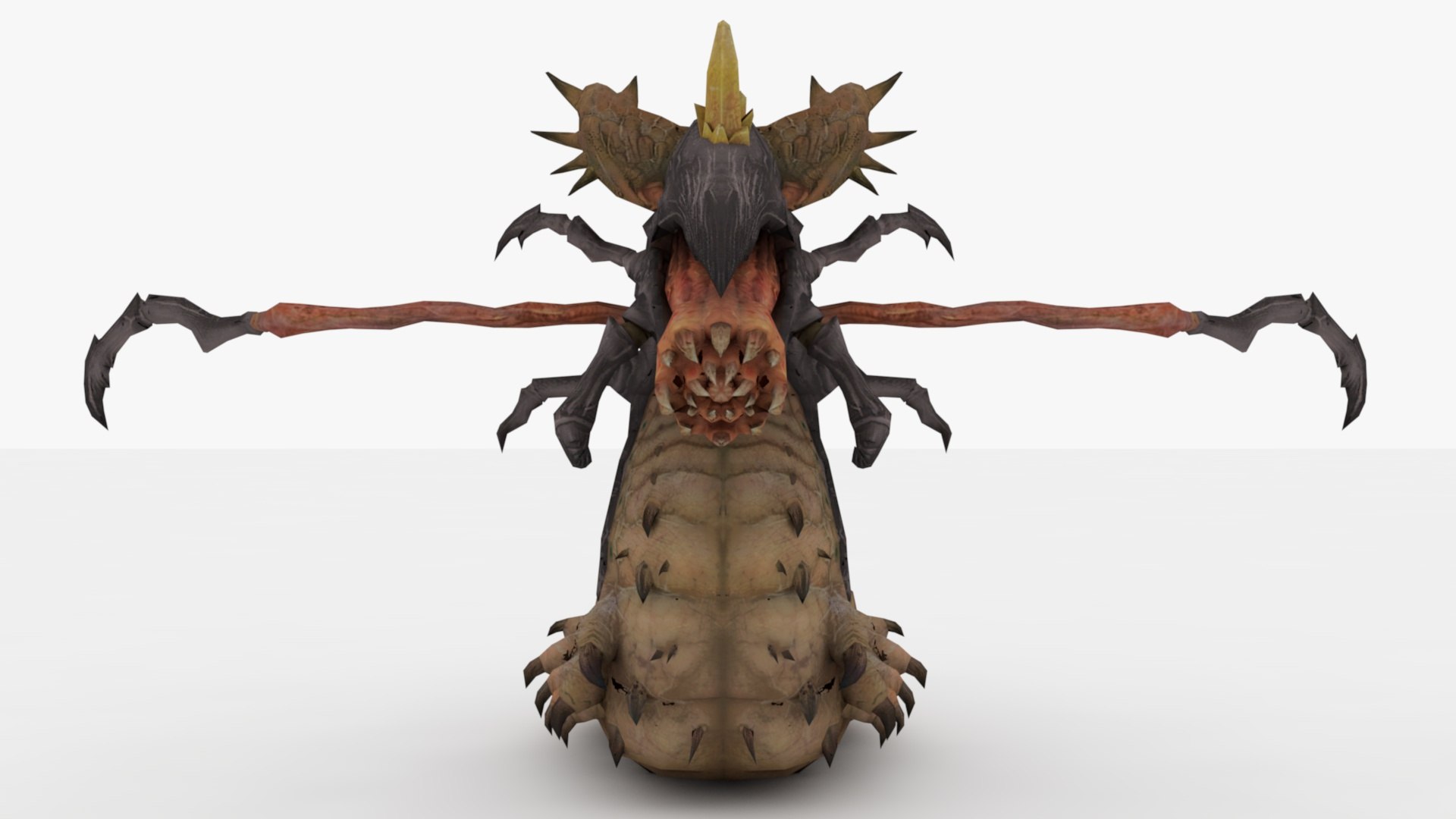 2in1 Worm Monster 3D Model - TurboSquid 2345238