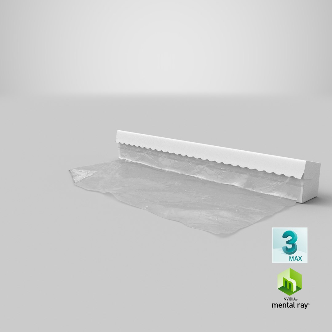 Plastic Wrap Box Open 3D - TurboSquid 1153672