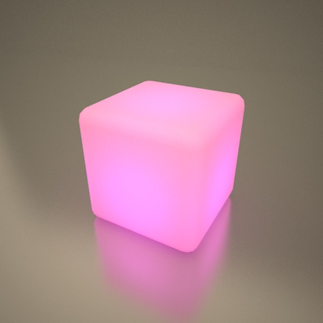 Maya Illuminated Cube