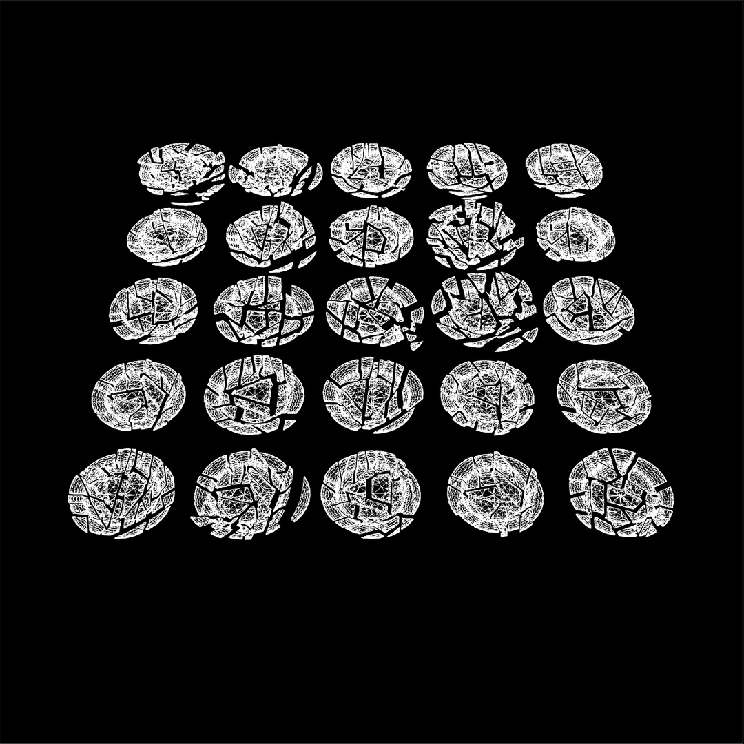 3d Model Smashed Plates