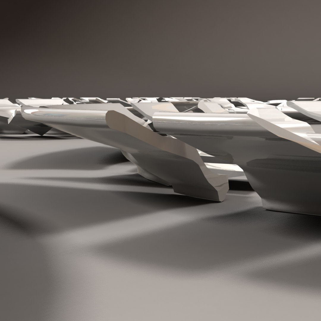 3d Model Smashed Plates