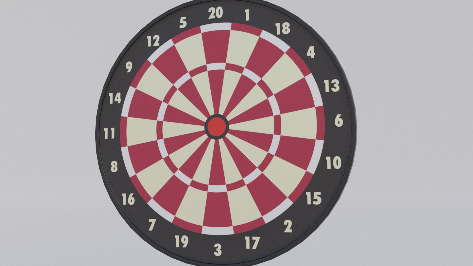 3D Bullseye Board Game Model - TurboSquid 2281385