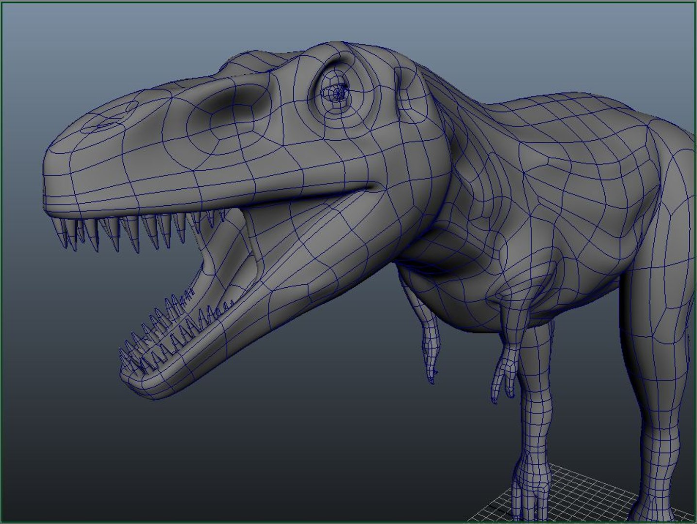 Realistic Tyrannosaur 3d Obj