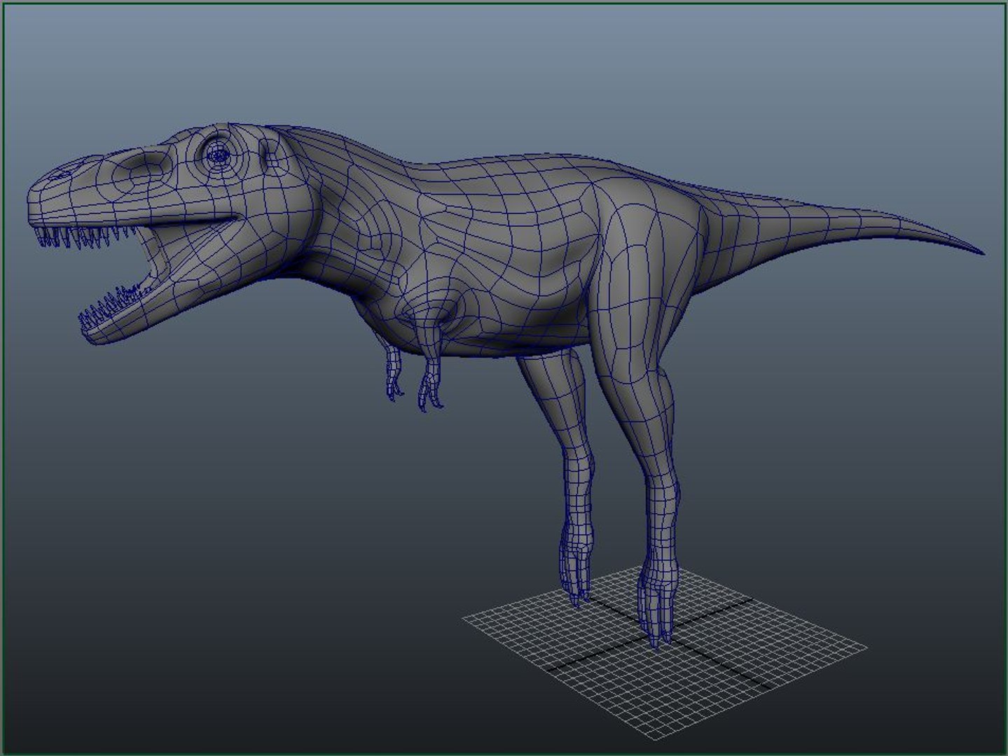 Realistic Tyrannosaur 3d Obj