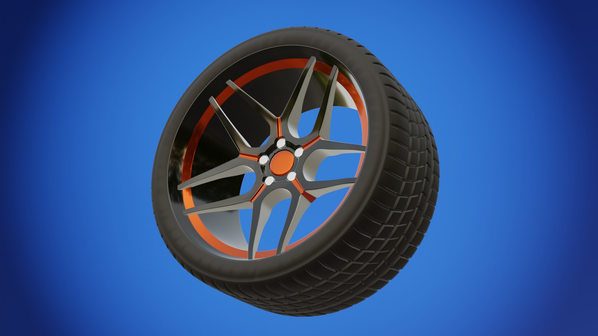 3D Sport Car Alloy Wheel Model - TurboSquid 1923665